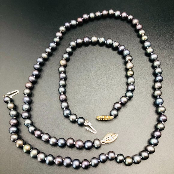 JCM 10K Gold | Jewelry | Vintage Jacmel Mauritius Jcm Peacock 6mm Pearl ...